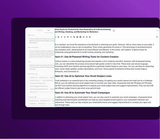 Junia: Ultimate AI-powered Content Generator | AI Copy Writer